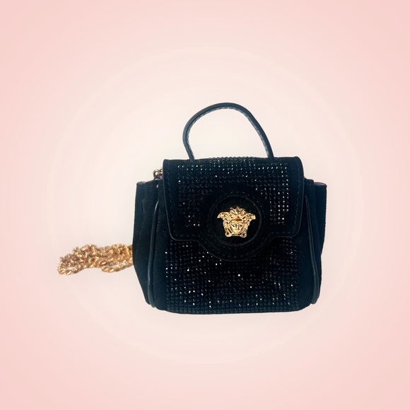 Versace | Bags | New Versace Black La Medusa Micro Handbag | Poshmark
